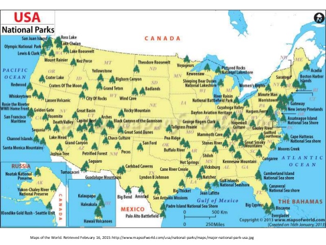 U.S. National Parks – Listed By State – hebspeaks